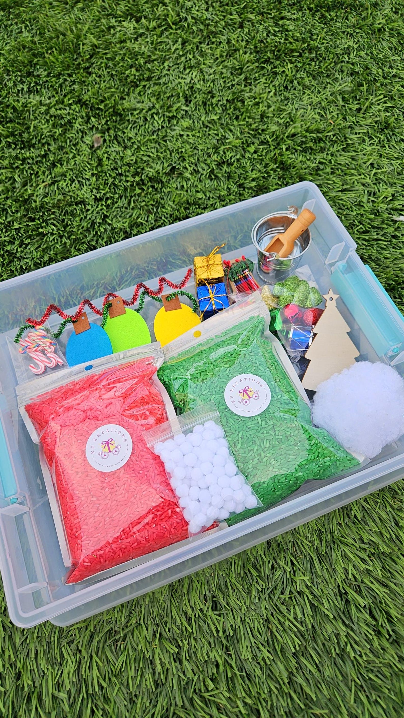 Christmas Sensory Bin, Holiday Sensory Bin, Christmas Kit, Sensory ...