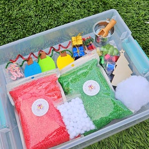 Christmas Sensory Bin, Holiday Sensory Bin, Christmas Kit, Sensory ...