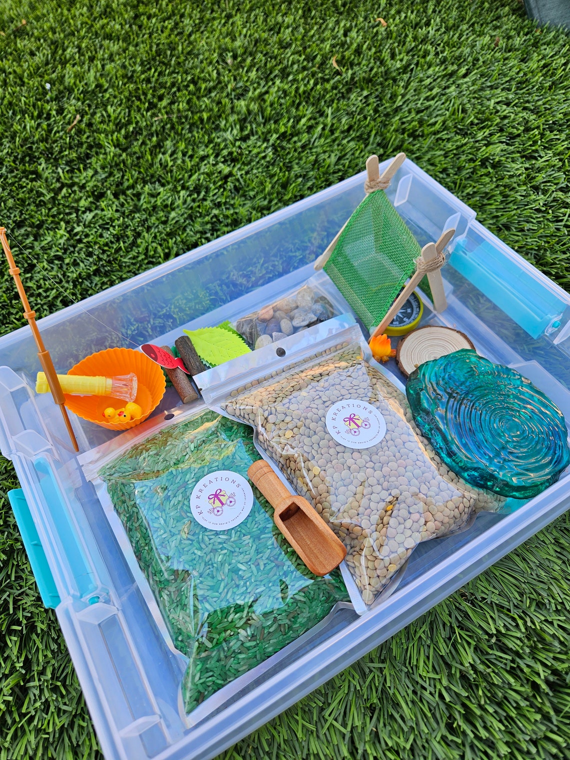 Camping Sensory Bin, Nature Sensory Bin, Sensory Activity, Sensory Bin ...
