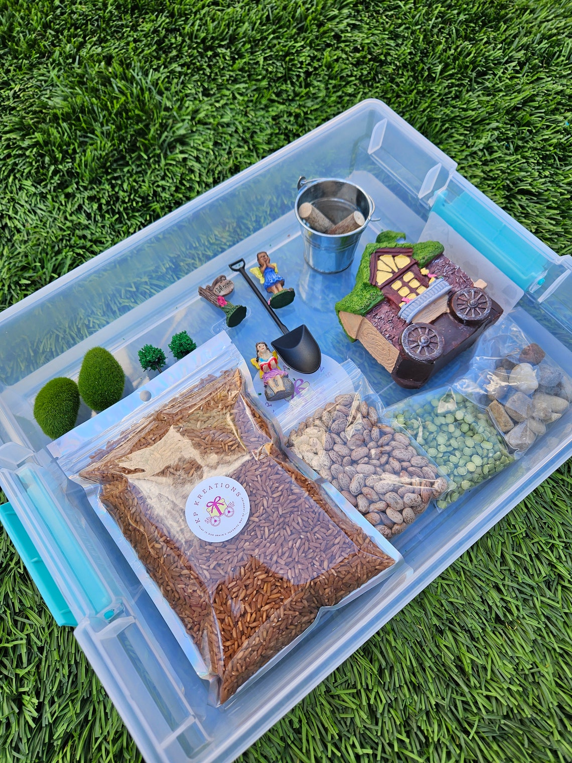 Fairy Garden Sensory Bin, Fairy Garden Activity, Fairy Sensory Bin ...