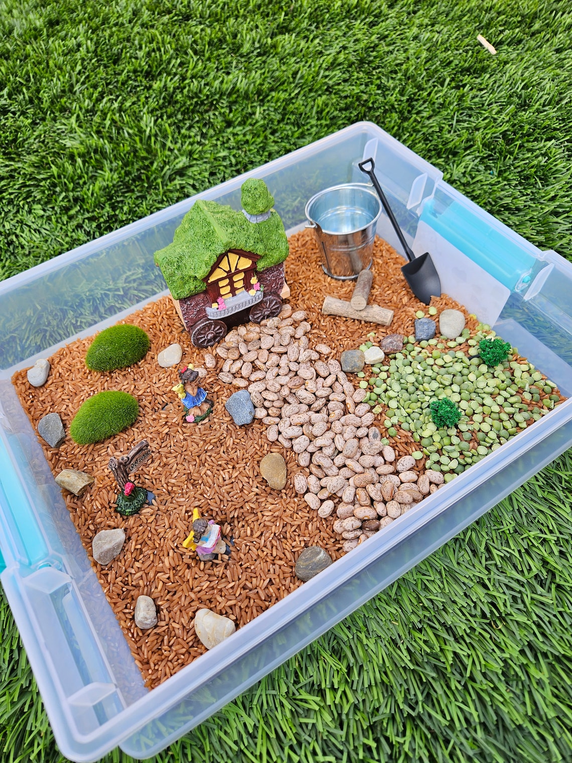 Fairy Garden Sensory Bin, Fairy Garden Activity, Fairy Sensory Bin ...