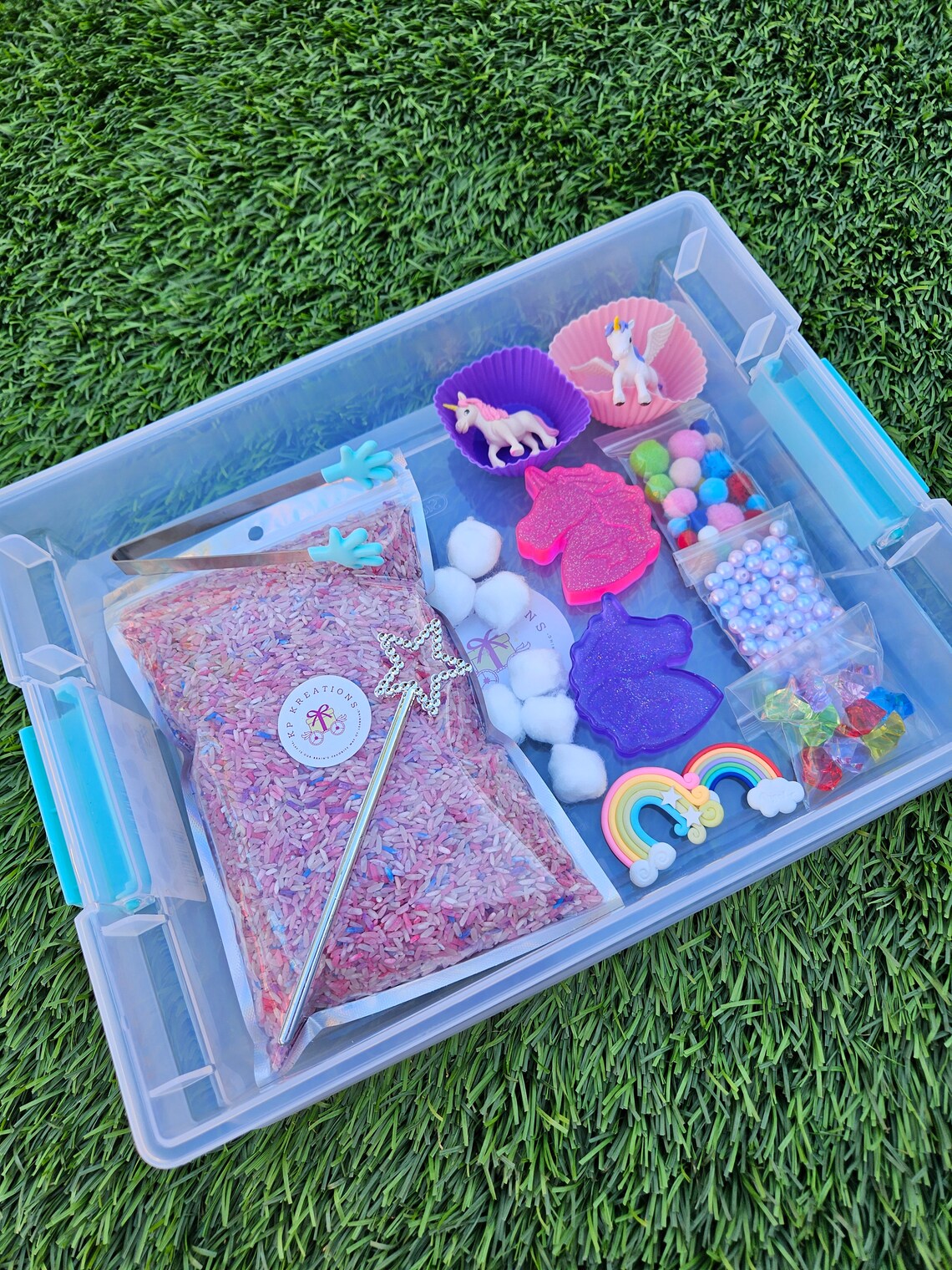 Magical Unicorn Sensory Bin, Unicorn Sensory Bin, Unicorn Activity ...
