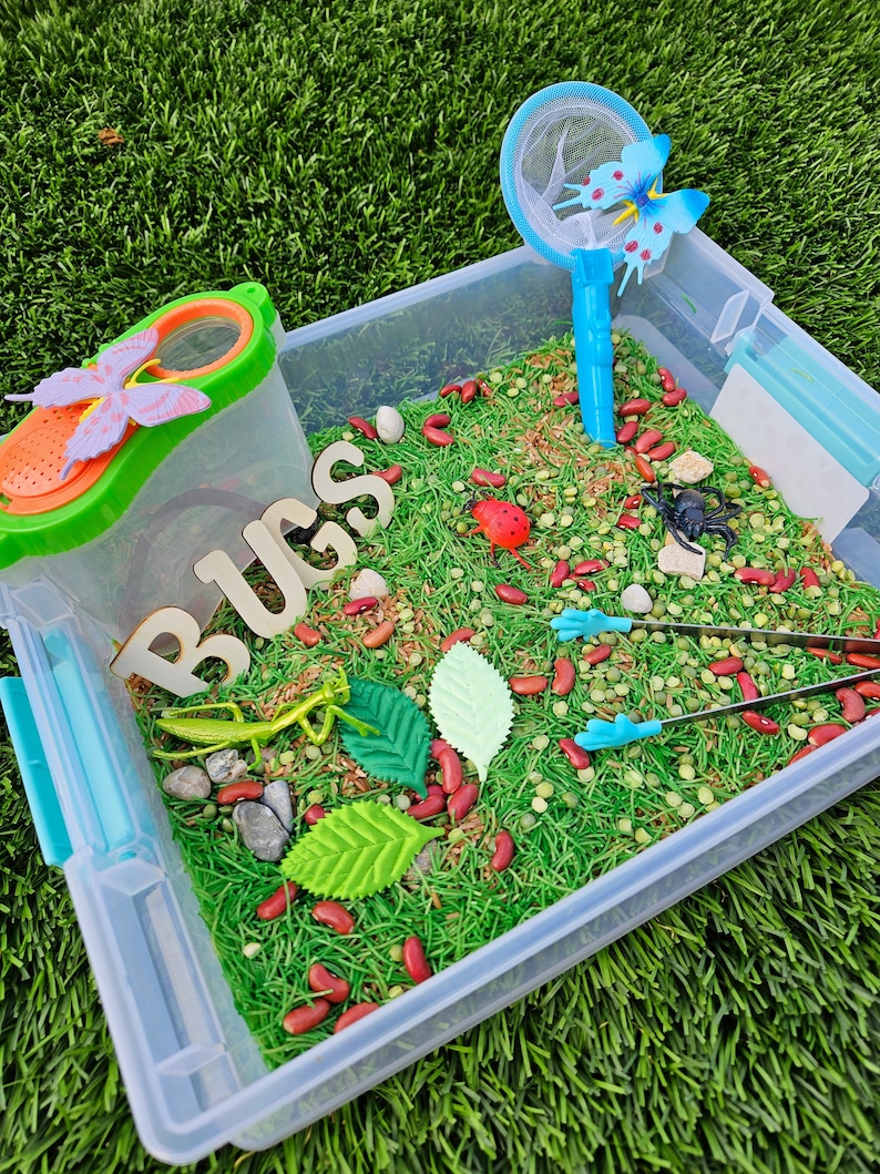 Critter Catcher Sensory Bin, Bug Sensory Bin, Bug Activity, Sensory ...