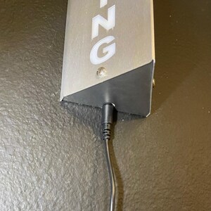Lighted Sign "danger". LED. 120V. Remote and Wifi. Wall Sconce. - Etsy