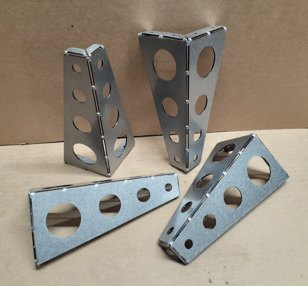 Table Leg 7 Inch. SET OF 4. Aircraft Inspired, Steel, Industrial Style ...