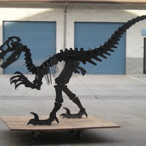 Dinosaur .dxf File for CNC Cutting. Designed for 1/4 In. Thick Steel ...