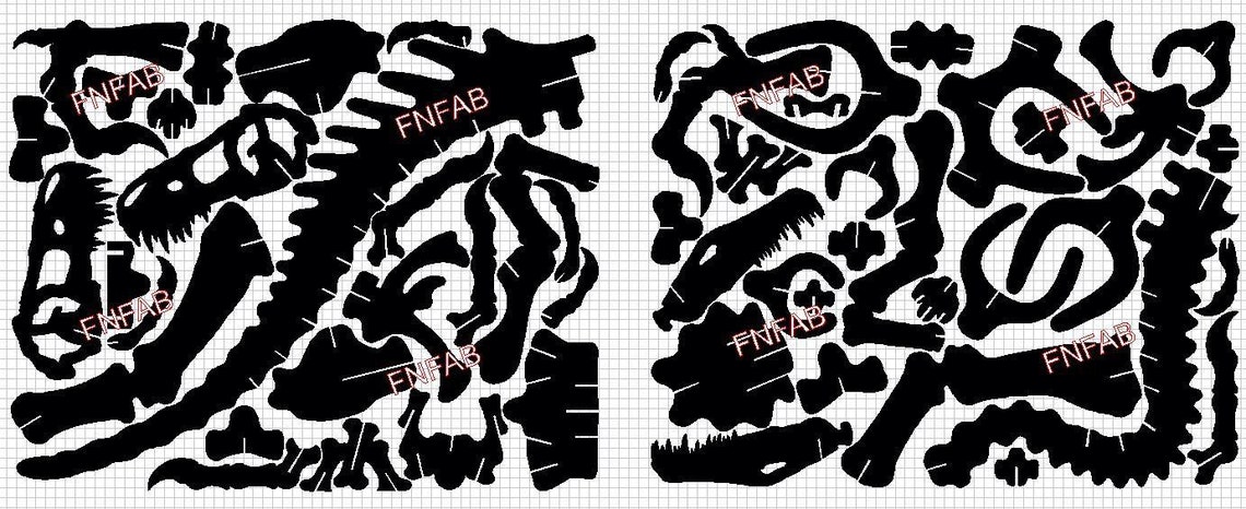 Dinosaur .dxf File for CNC Cutting. Designed for 1/4 In. Thick - Etsy