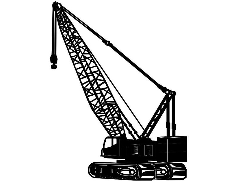 Crane Dxf File for Plasma, Laser, Water Jet - Etsy