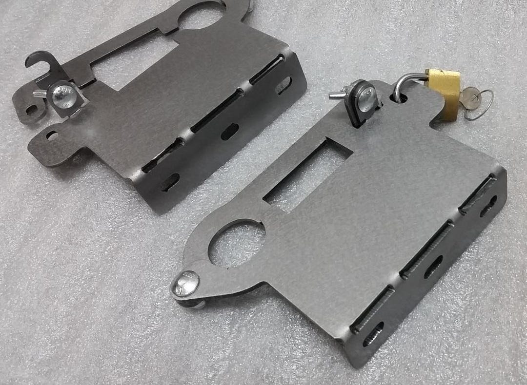 Harbor Freight Farm Jack (high Lift Style) Mounting Brackets. See Full ...