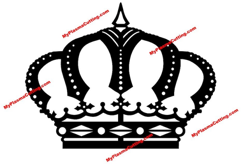 Crown Dxf File - Etsy