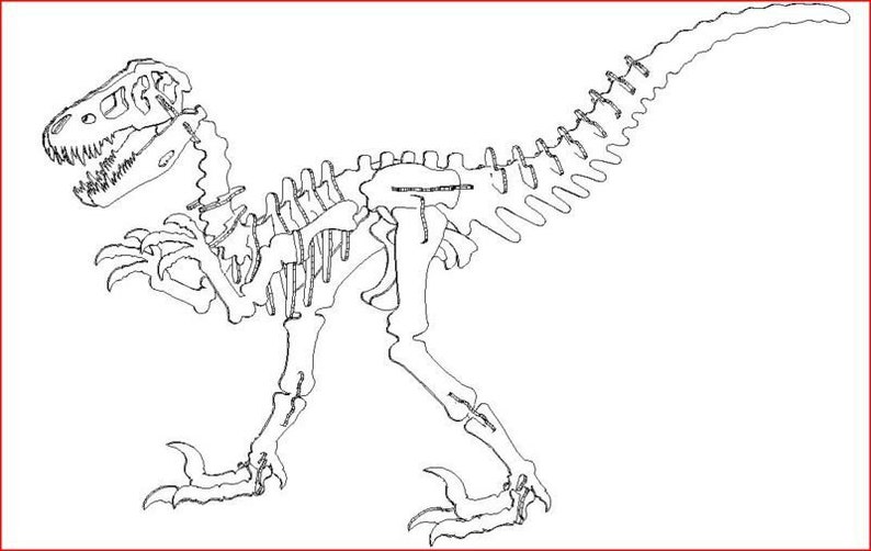 GIANT Dinosaur CNC File for Plasma or Laser Cutting. Includes .dxf ...