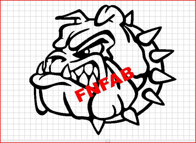 Growling Bull Dog Dxf File for CNC Plasma Cutting - Etsy