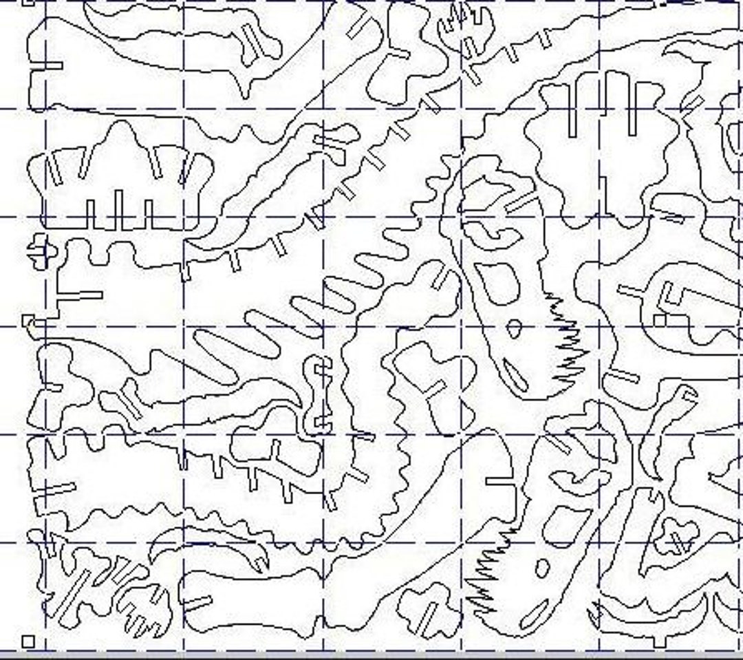 Paper Pattern DYI Dinosaur Project for Tracing on to Wood, 54 Pages 8-1 ...