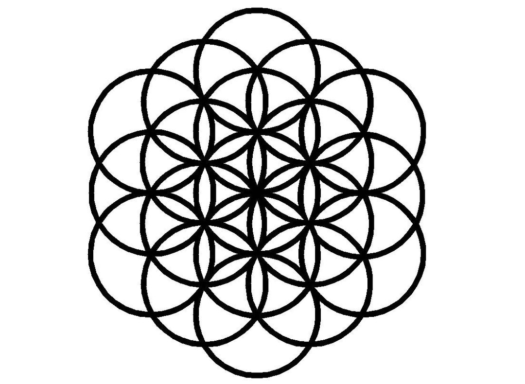 Circles Wall Art CNC File. Dxf and SVG Formats - Etsy