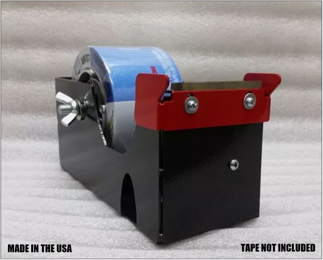 3 Inch Packaging Tape Dispenser. Commercial Duty. Steel. Holds 3 Inch ...