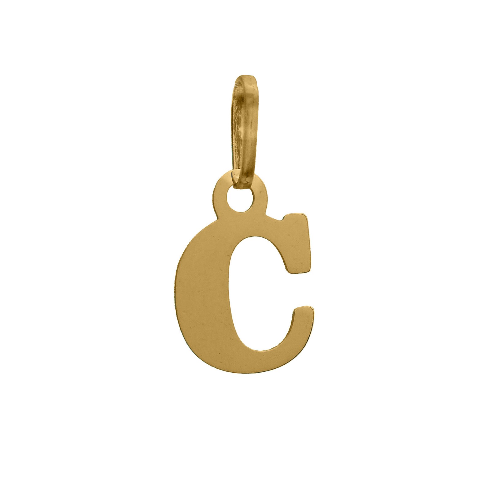 9ct Gold Personalized Initial Alphabet Letters Pendant Solid - Etsy Canada