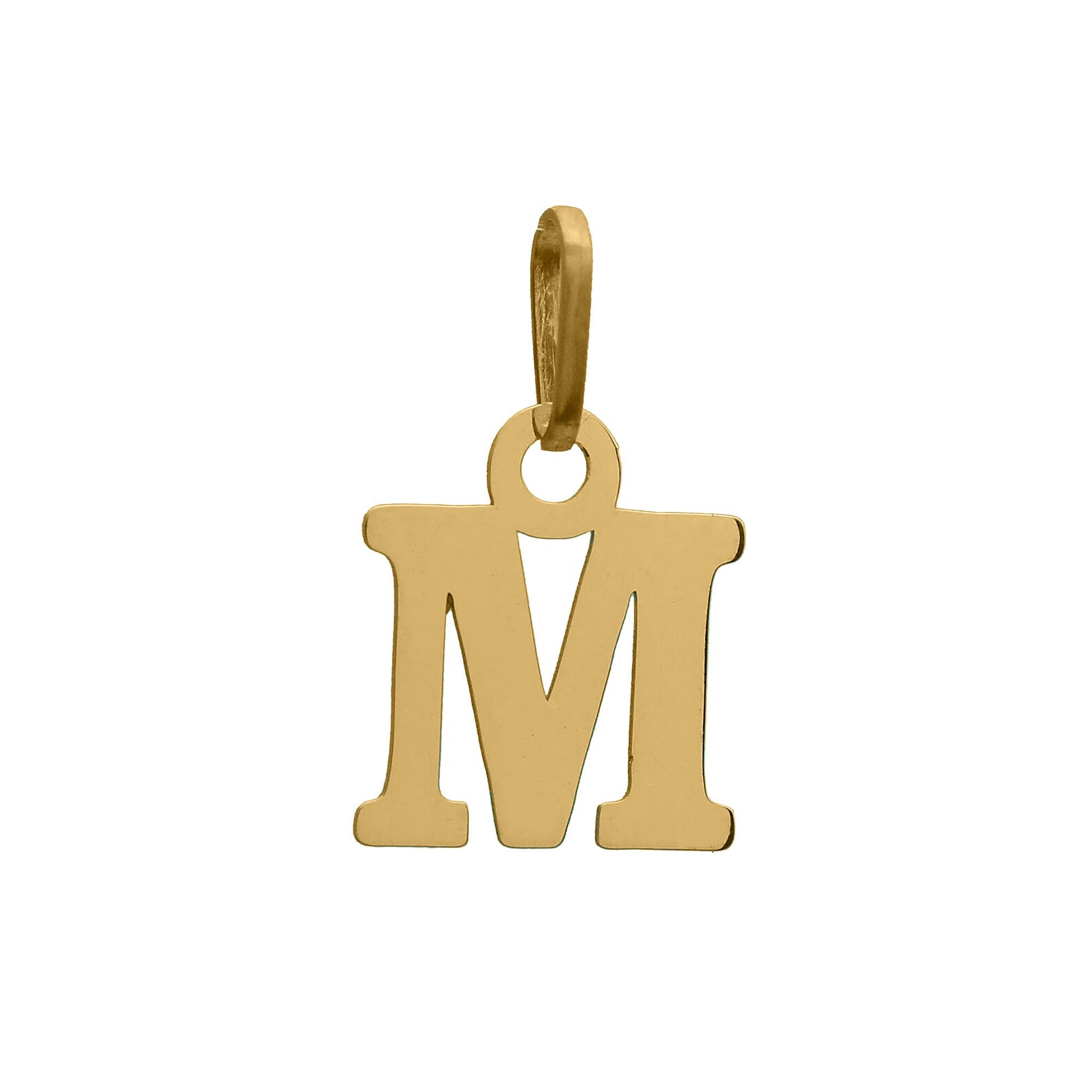 9ct Gold Personalized Initial Alphabet Letters Pendant Solid - Etsy Canada