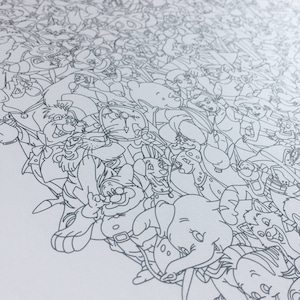 Disney Poster - the Happiest Poster on Earth - 100's of Characters - Etsy