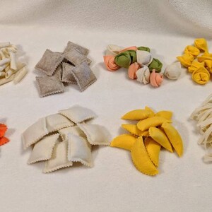 Felt Pasta Set, Pick 5 Varieties, Felt Food, Play Food, Pretend Play - Etsy