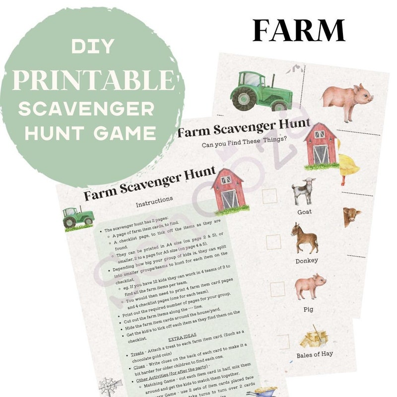 Scavenger Hunt for Kids - Etsy