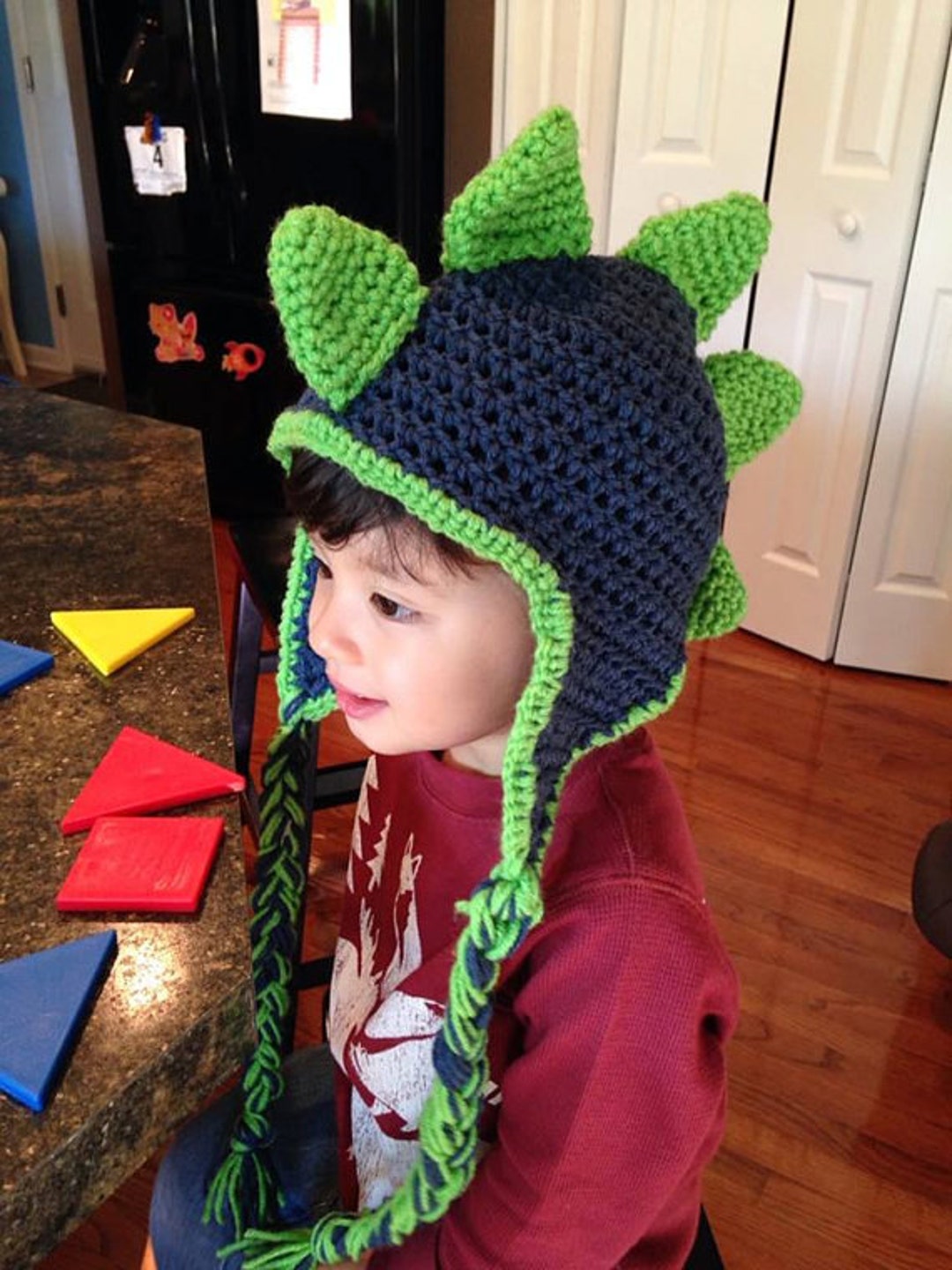 INSTANT Download-toddler/child,dinosaur Hat Pattern,dinosaur Pattern ...