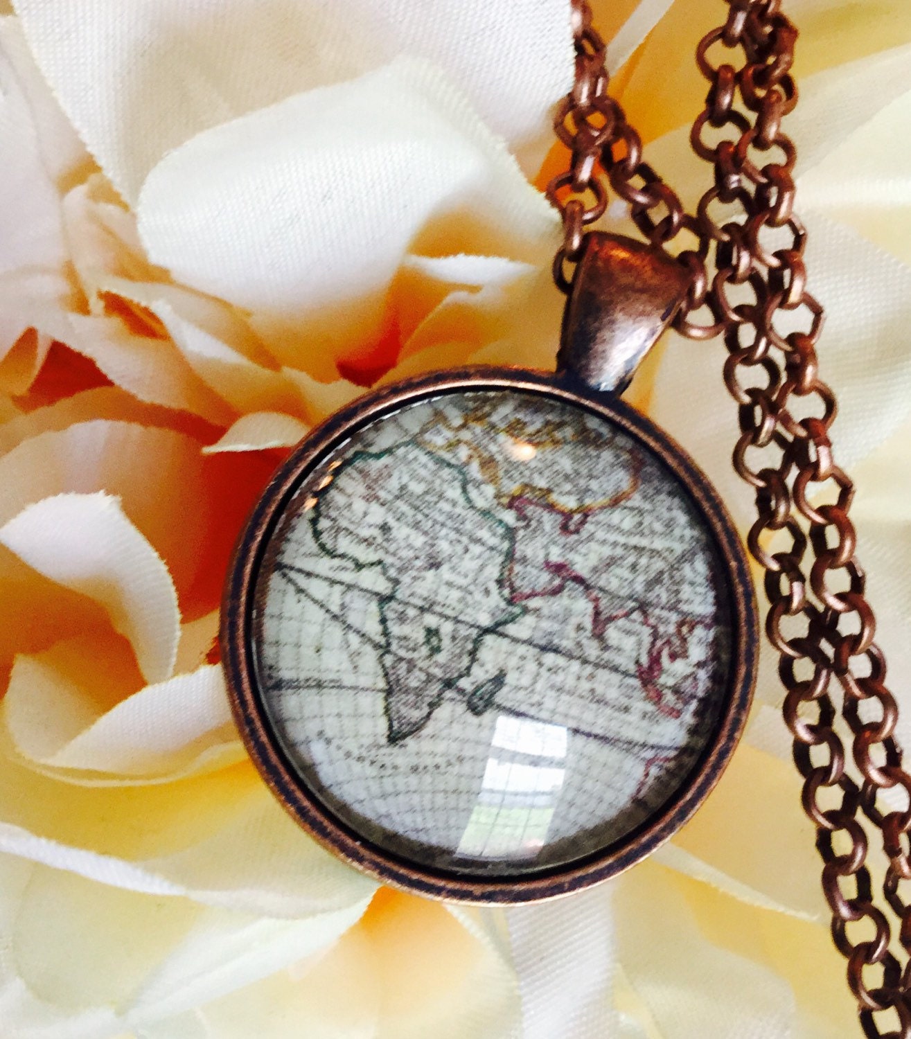 Custom Map Necklace/charleston Map Jewelry - Etsy