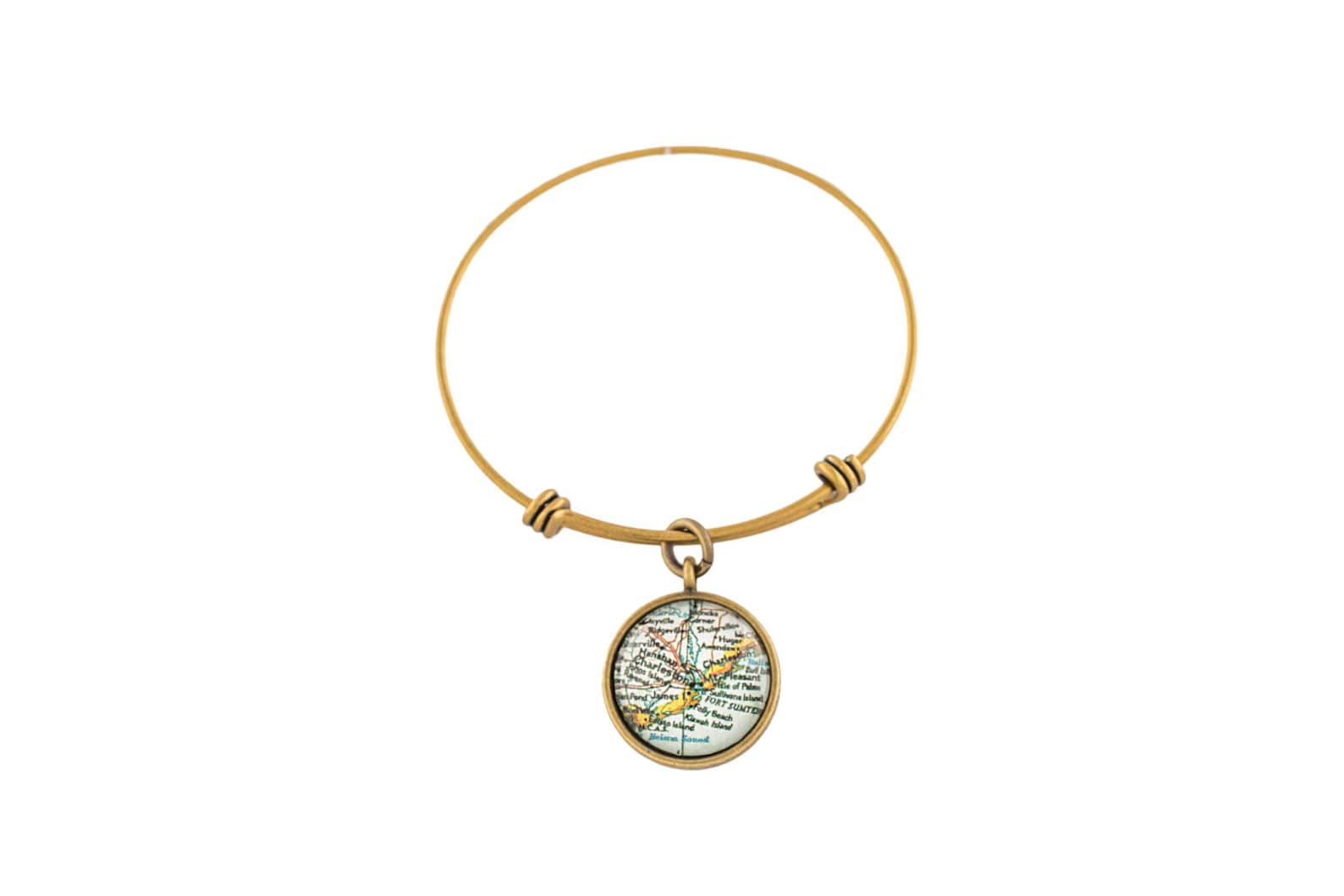 Custom Map Bracelet - Etsy