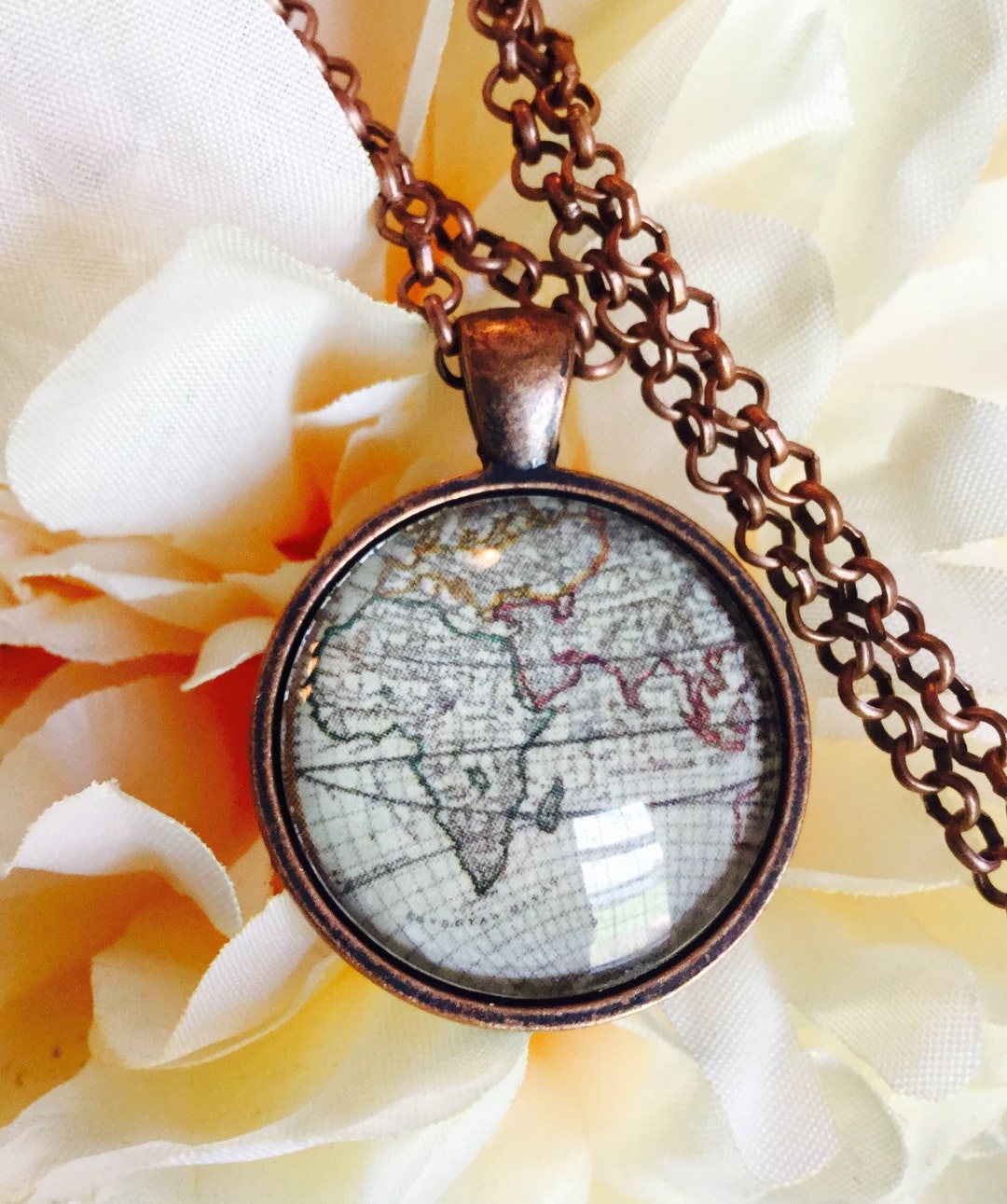 Custom Map Necklace/charleston Map Jewelry - Etsy