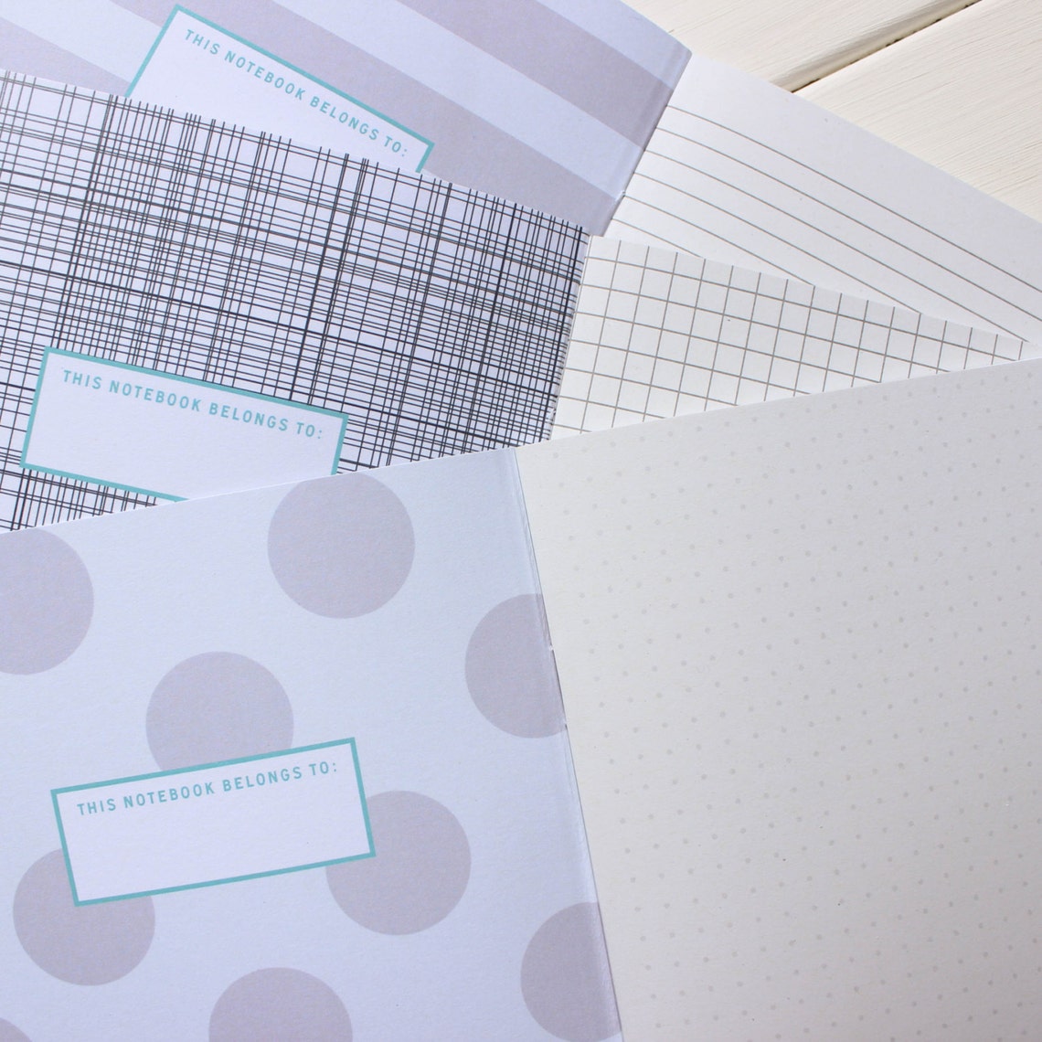 Origami A5 Notebooks Set - Etsy