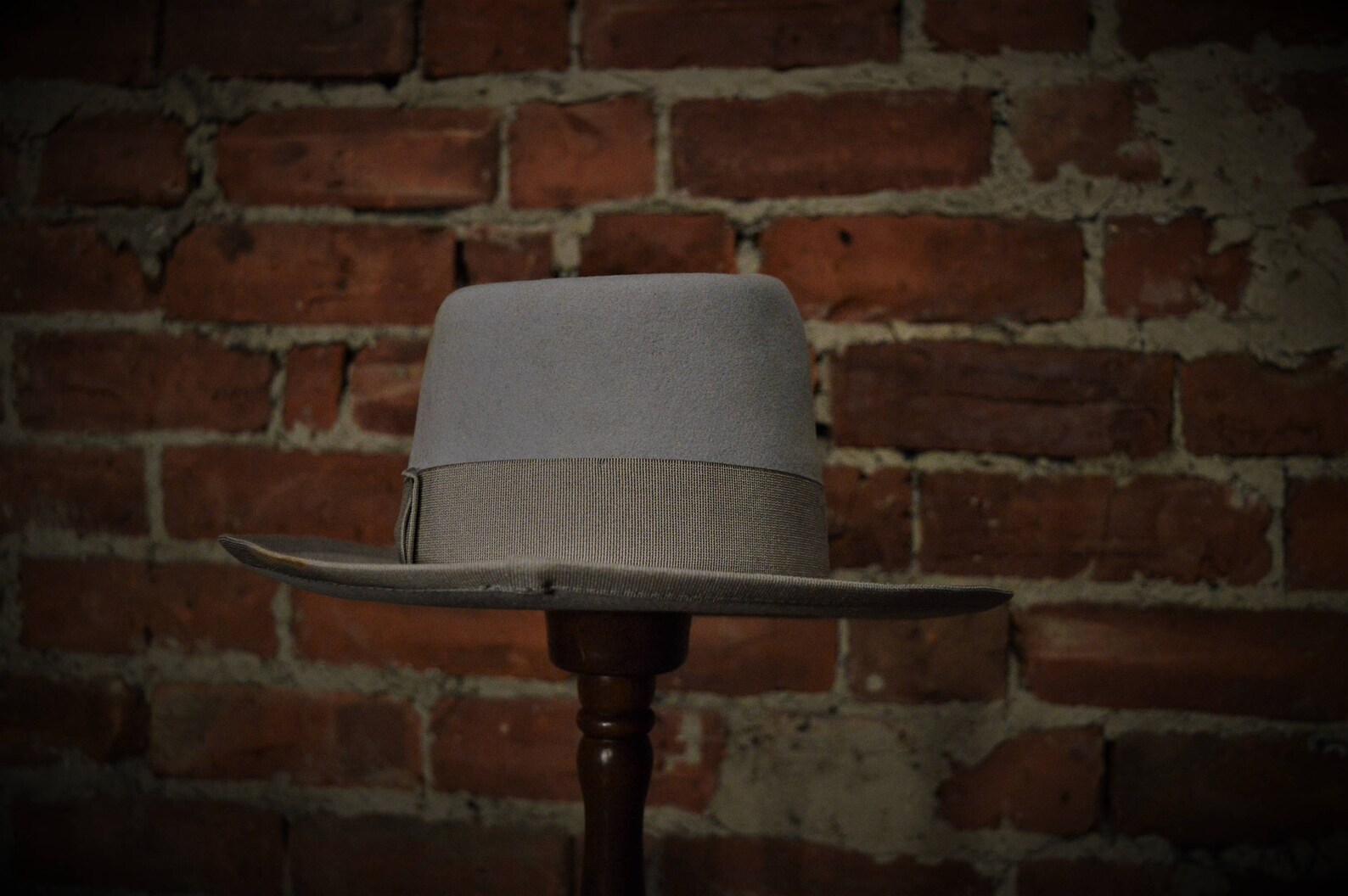 Distressed Grey Fur Felt Fedora Custom Fedora Hat Made to - Etsy