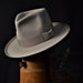 Grey Johnny Depp Fedora Fur Felt Made to Order. - Etsy