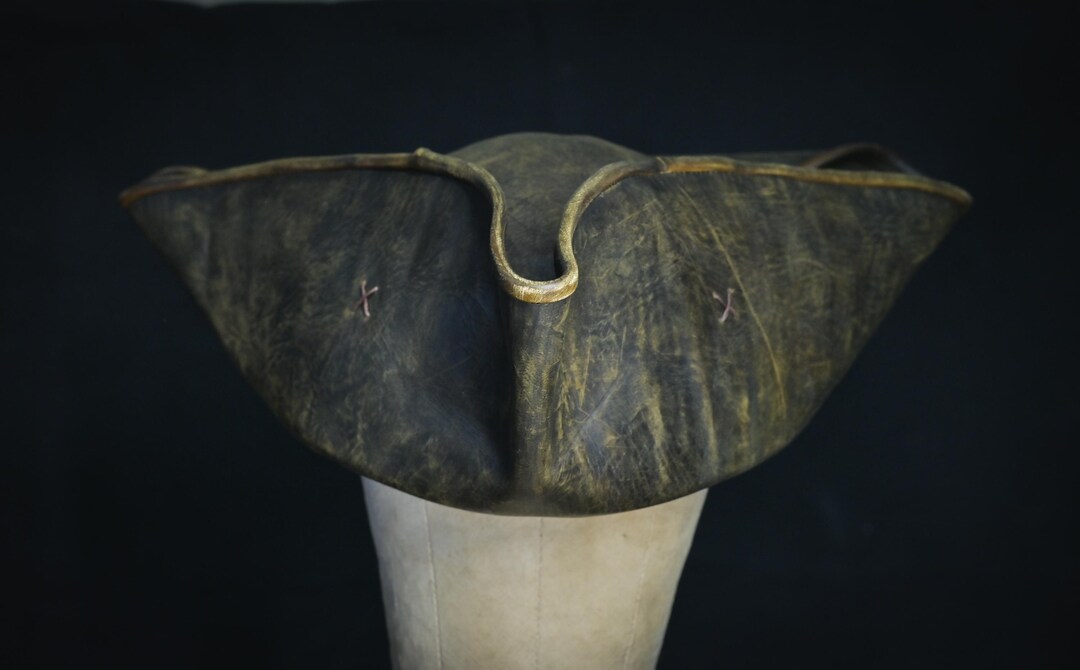 Leather Captain Jack Tricorn Hat. - Etsy UK