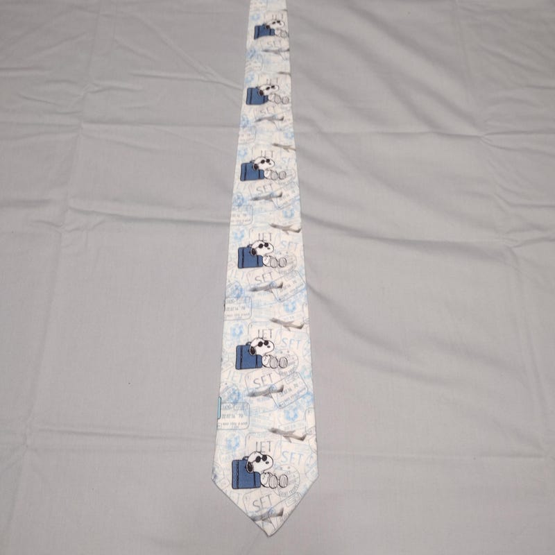 Snoopy Tie - Etsy UK