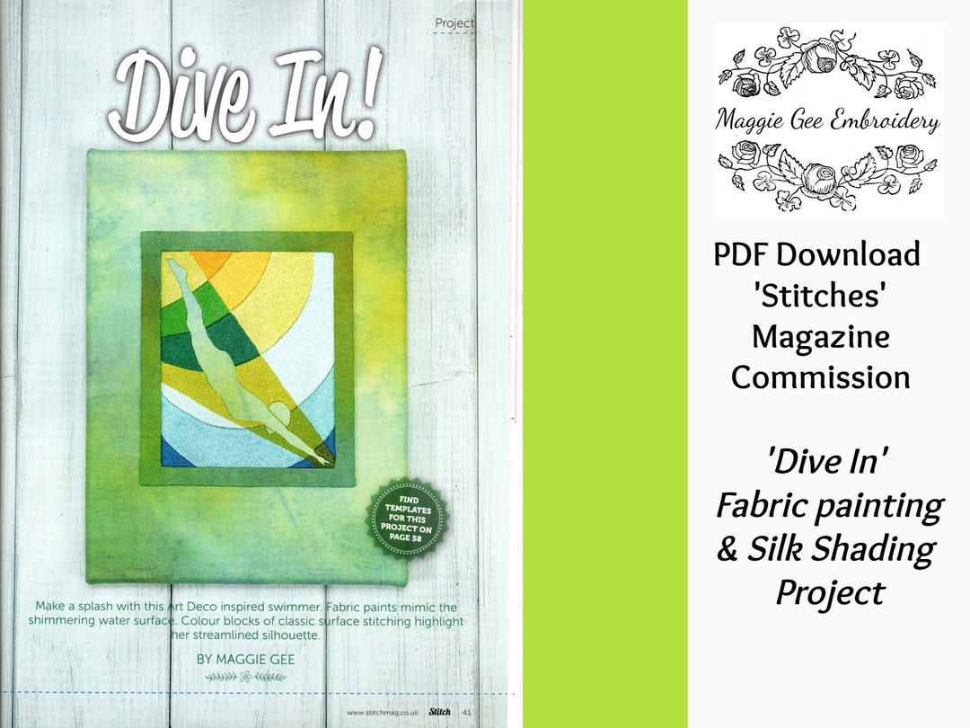 PDF Stickanleitung 'Stich Magazin' Auftragsarbeit (Ausgabe 125) 'Dive ...