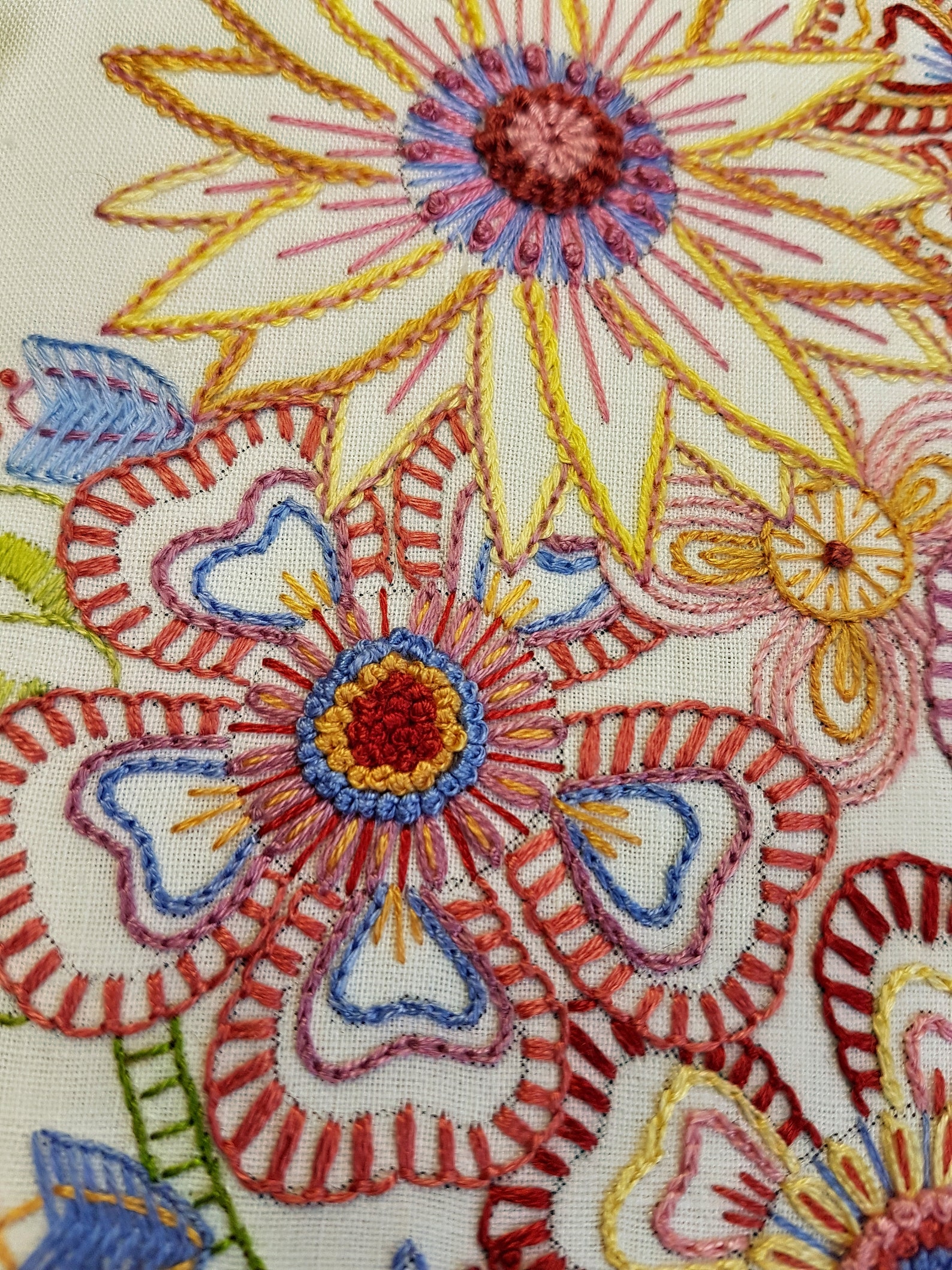 Traditional Embroidery PDF Tutorial: Follow on Florals | Etsy