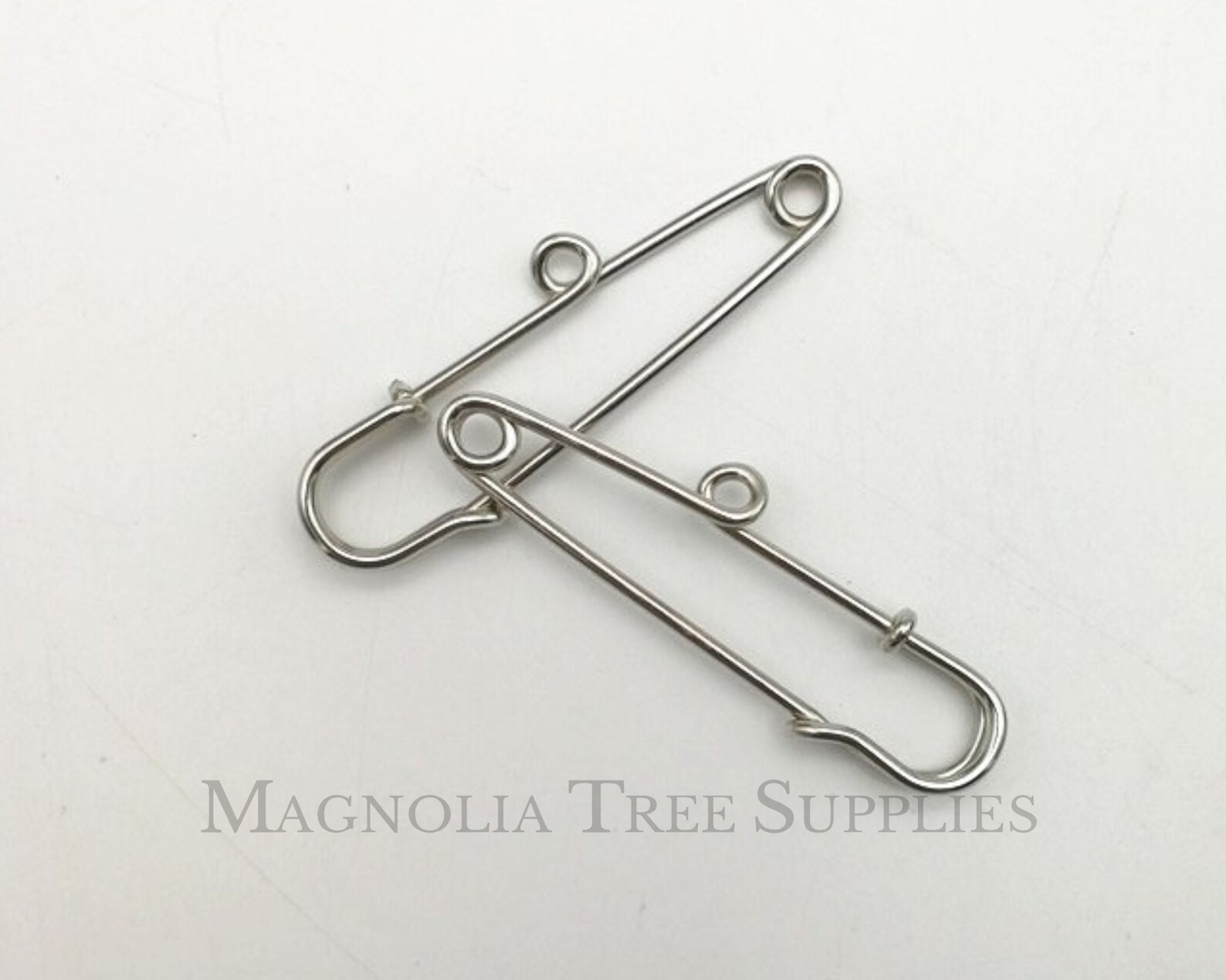 BULK Silver Gold or Bronze Single Loop Pin 1 Loop Pin | Etsy