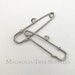 Silver, Gold or Bronze Single Loop Pin, 1 Loop Pin, Safety Pin, Kilt ...
