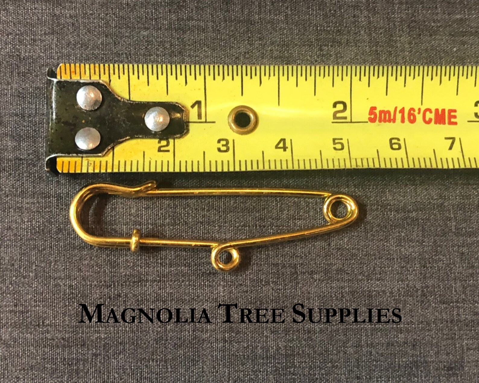 Silver Gold or Bronze Single Loop Pin 1 Loop Pin Safety - Etsy Canada