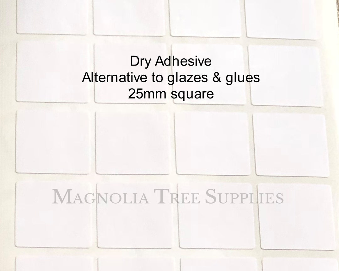 1 Inch / 25mm Adhesive Squares for Glass Pendants, Photo Seals ...