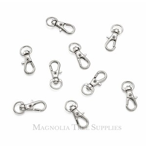 Silver Lobster Clasp, Lobster Hook, Swivel Clasp, Zipper Pull, Parrot ...