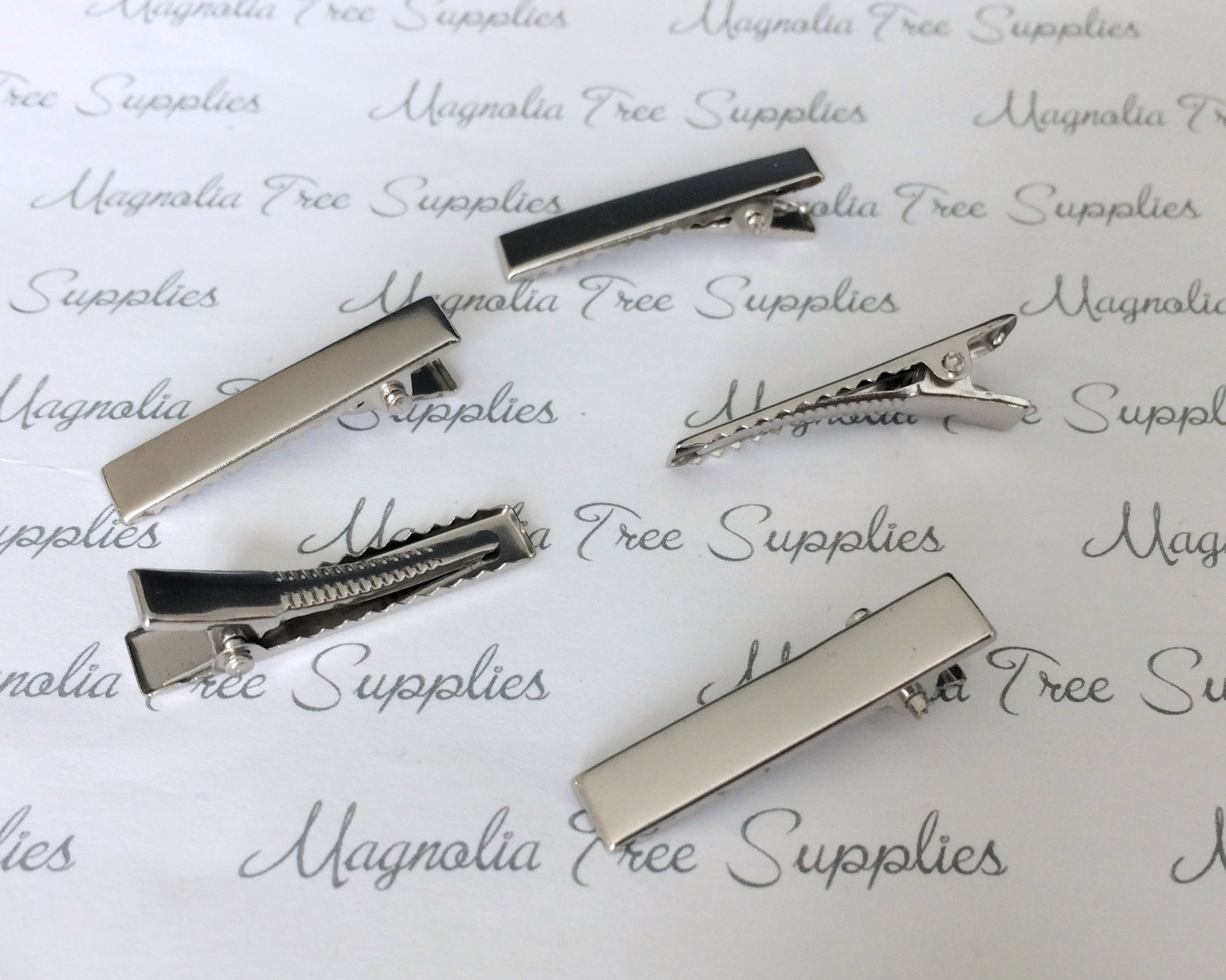 3.2cm BULK Alligator clip with teeth Stainless Steel hair | Etsy