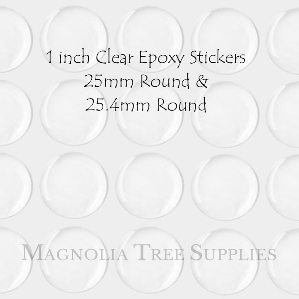 Clear Round Seal Stickers - Etsy