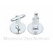 16mm Silver Cufflink Kit DIY Cuff Links Silver Bezel - Etsy