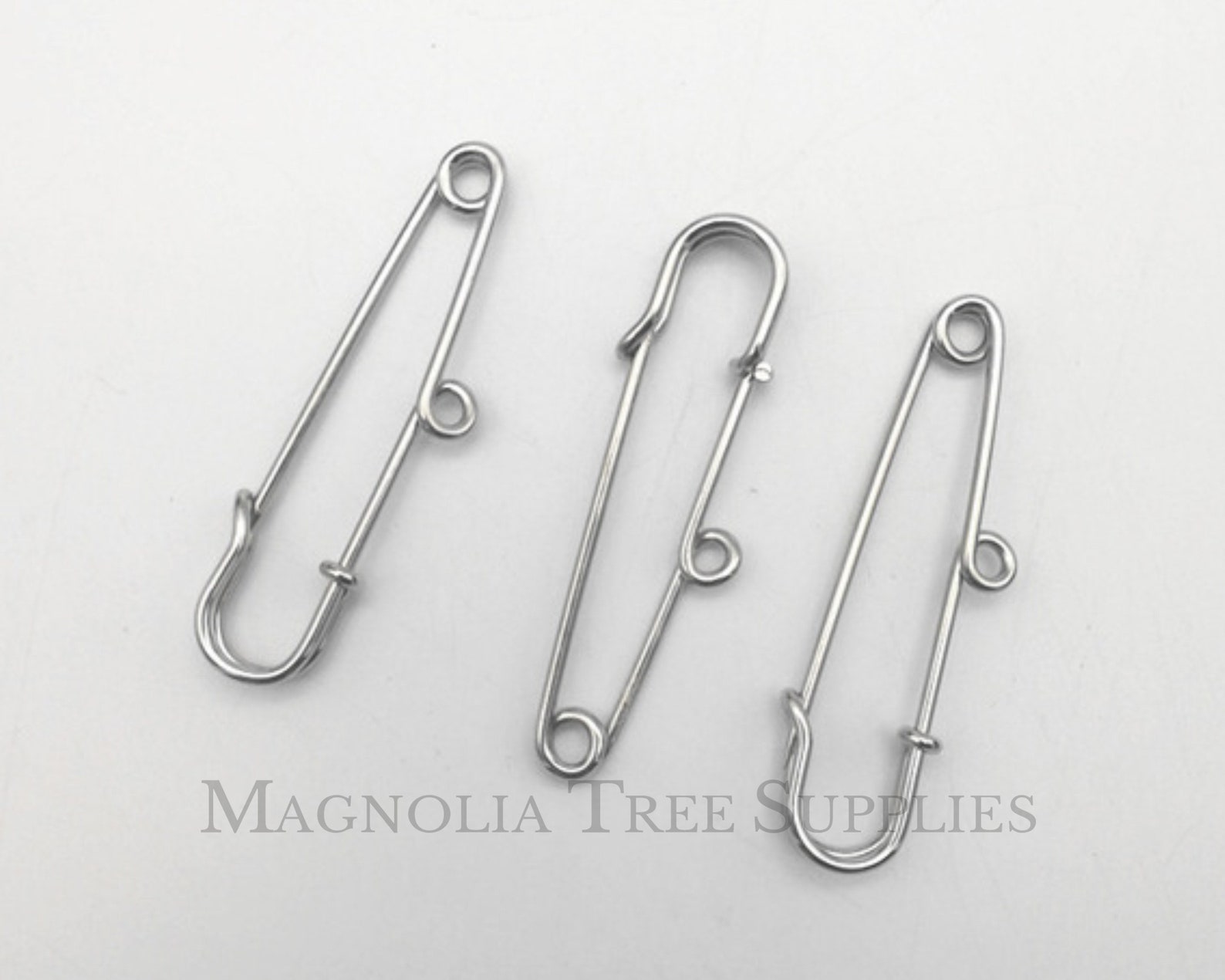 Silver Gold or Bronze Single Loop Pin 1 Loop Pin Safety - Etsy Canada