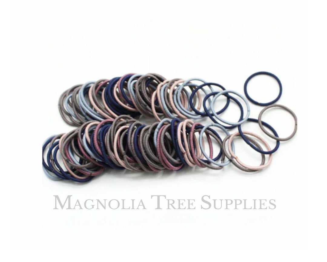 2cm Hair Elastic Bands, Small Ponytail Hair Elastic Bands Colorful ...