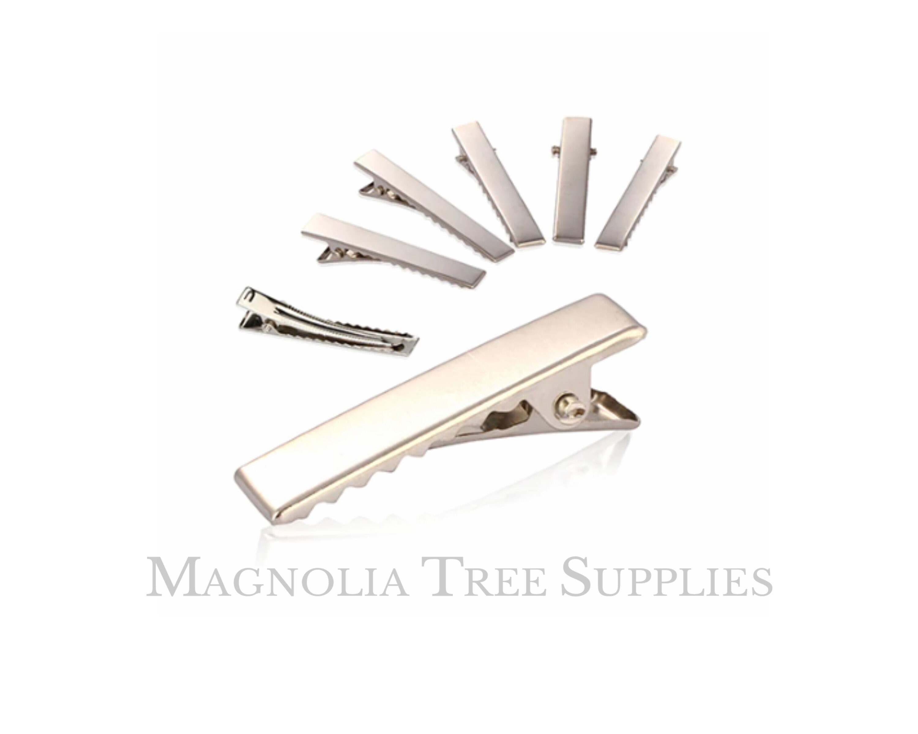 3.2cm Alligator Clip With Teeth Metal Hair Bow Flower Clip | Etsy