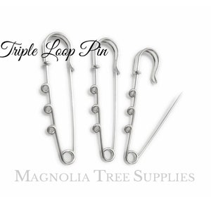 Kilt Pin Safety Pins Brooch Three Loops Large Safety Pin for DIY ...