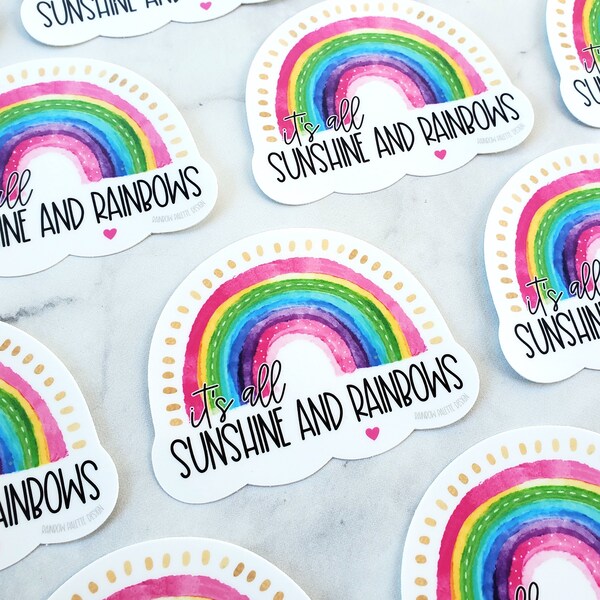 Rainbow Sunshine - Etsy