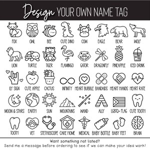 Personalized Engraved Acrylic Name Tag, Magnetic Name Badge, Substitute ...