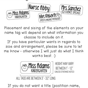 Personalized Engraved Acrylic Name Tag, Magnetic Name Badge, Substitute ...